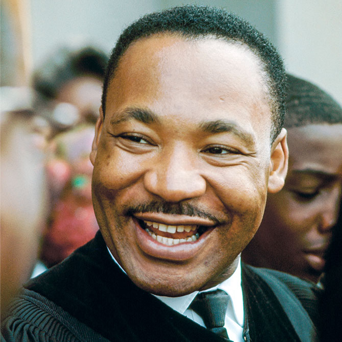 Martin Luther King Jr Smiling