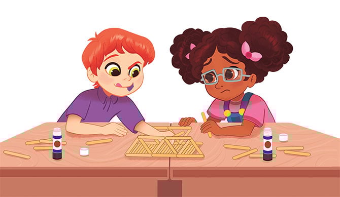 popsicle stick bridge clipart